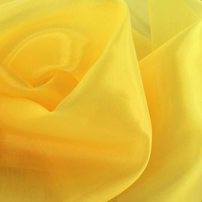 Органза Sassy Yellow (сочный желтый) 500*140 см