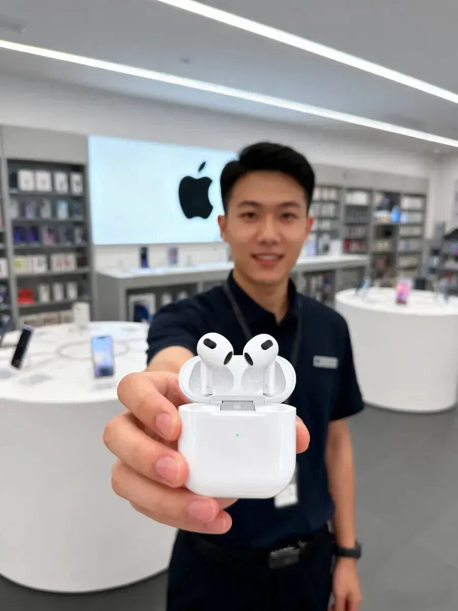 Наушники беспроводные AirPods 3 Lightning с шумоподавлением