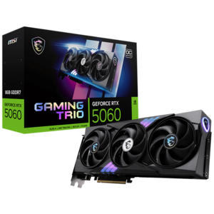 Видеокарта MSI Видеокарта PCIE16 RTX5060 8GB RTX 5060 8G GAMING TRIO OC MSI
