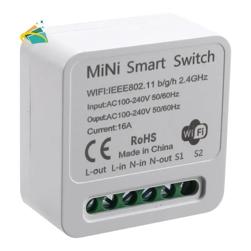 (R V Z H) Мини-релейный переключатель Smart WiFi, модуль выключателя света с таймером сделай сам , приложение Life/Tuya, беспроводной пульт дистанционного управления