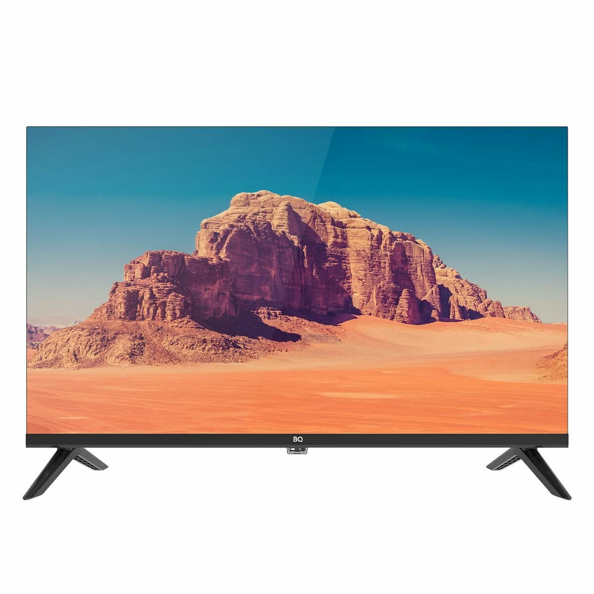 Телевизор BQ 24FS32B, 24", смарт ТВ, Wi-Fi, Android TV, черный