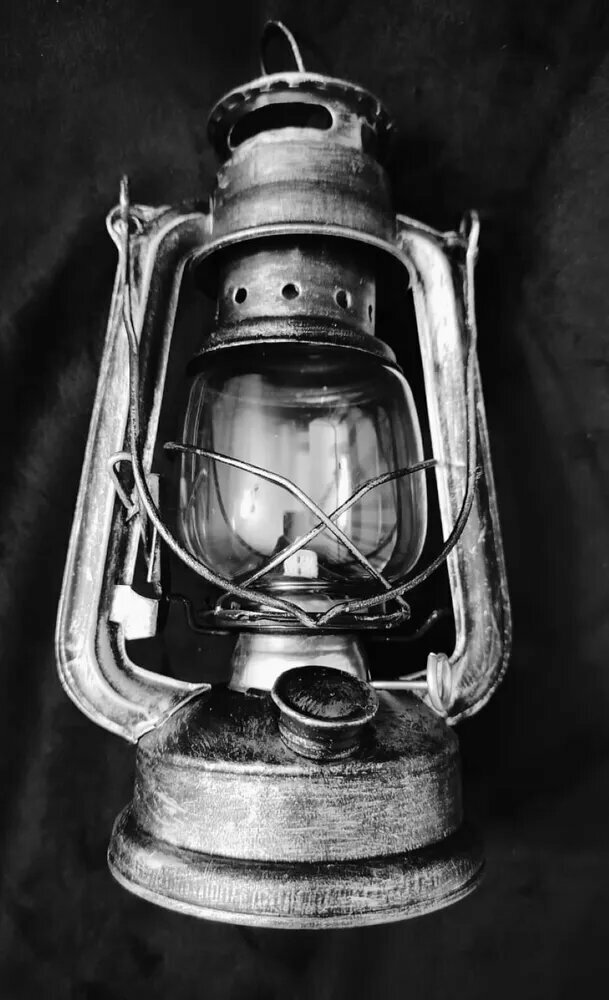 Керосиновая лампа "Летучая мышь" , 24 см, 300мл для дома, дачи, кемпинга, Ретро, Винтаж.