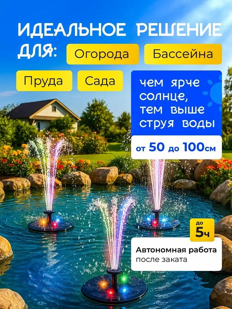 Фонтан садовый — фото 1