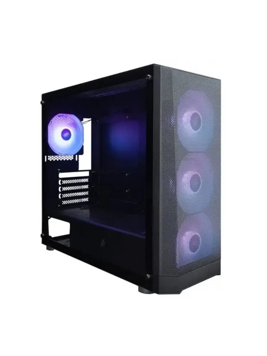 Корпус FIRE DANCING FD5-M ARGB FD5-M-BK-4F2(AP) черный