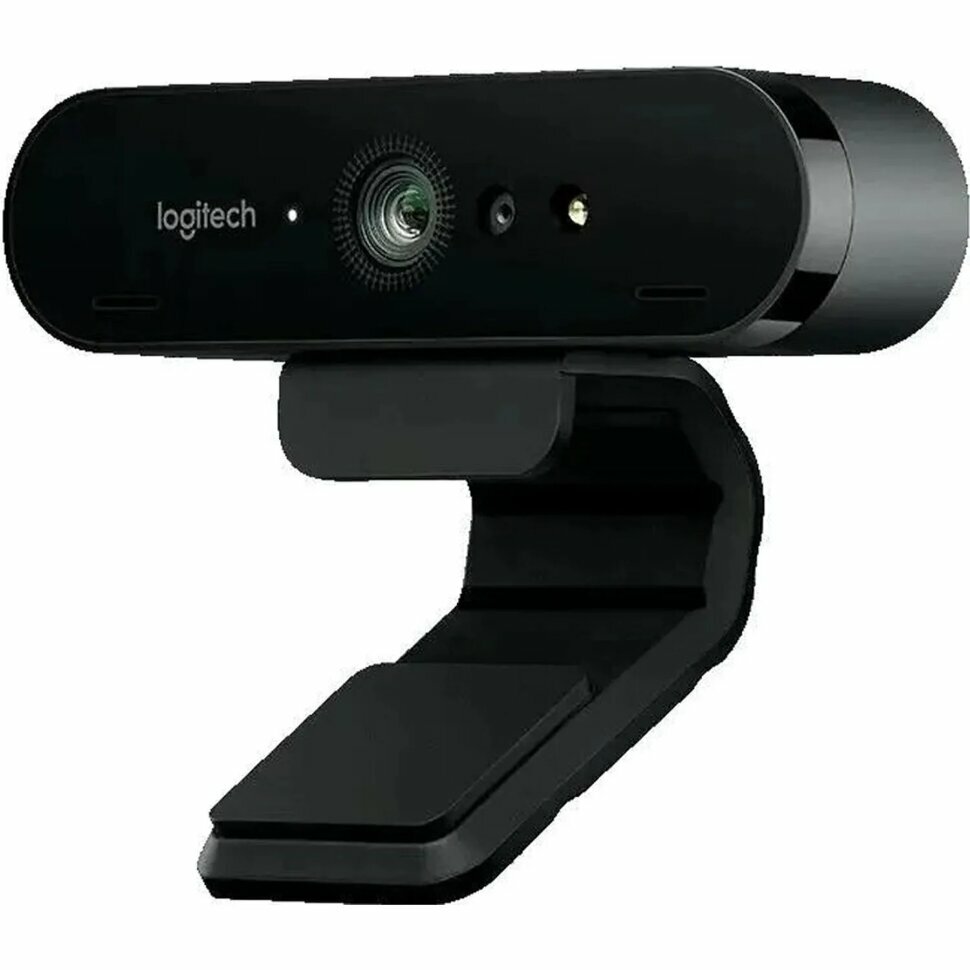 Веб-камера Logitech Brio, черный,13Mpix,4096x2160, USB3.0, микроф(960-001107), 2374283