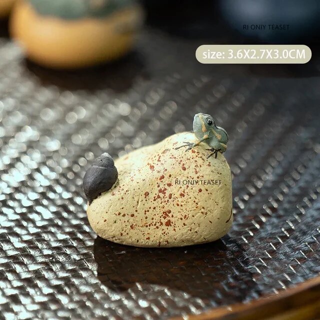 Чайные фигурки из глины Zisha, модели арбузов, скульптуры, чайные сервизы, украшения, изделия ручной работы, предметы домашнего декора, чайные сервизы, декоративные произведения искусства.