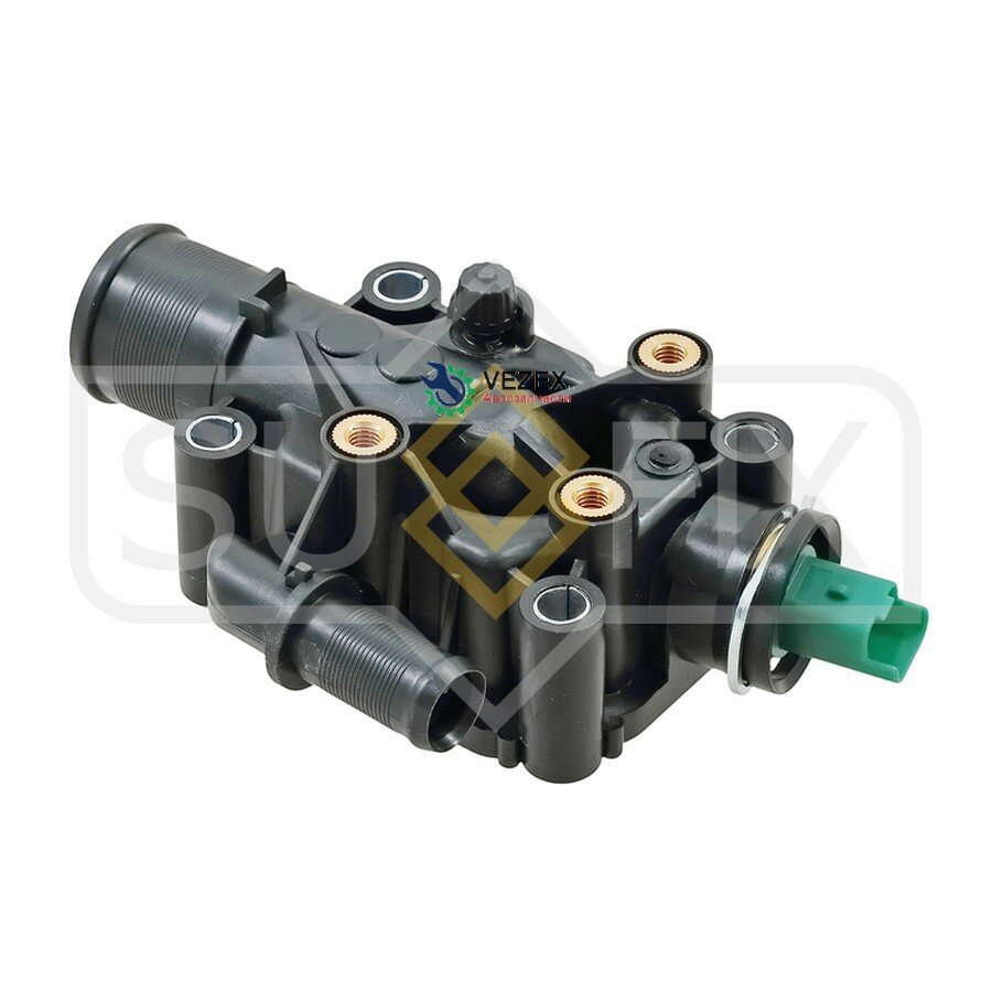 SUFIX FT1114 Термостат CITROEN Berlingo 1.6 00-11 / C3 I 1.4-1.6 02> / C4 I-II 1.6 04>, PEUGEOT 1007 1.4-1.6 05> / 206 1.6 01> / 207 1.6 08> / 208 I-II 1.6 13> / 301 1.6 12> / 307 1.4-1.6 00> / 308 I-II 1.6 08> / 408 1.6 10> / Partner 1.6 01>