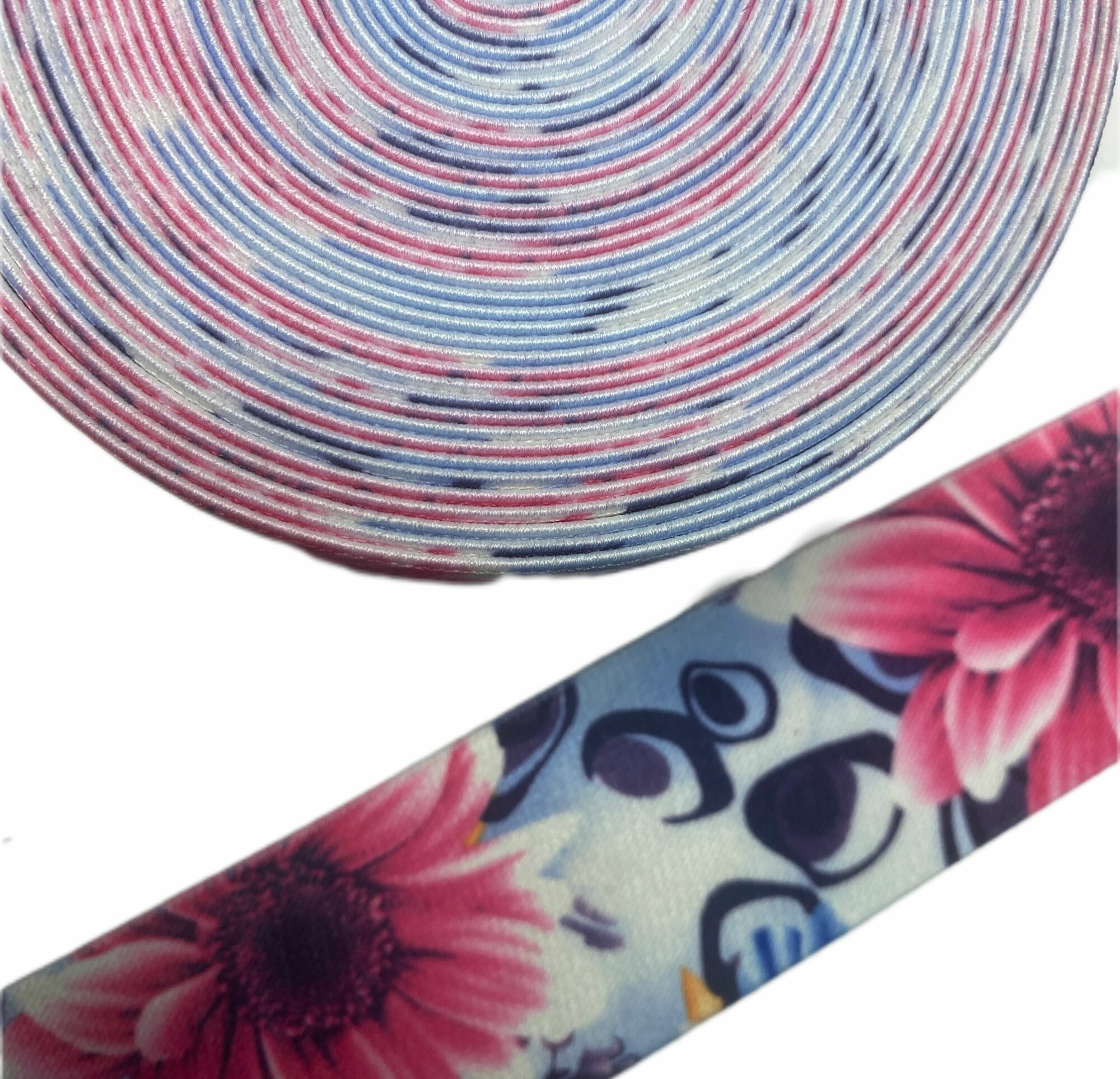 Резинка широкая 5 см цветная эластичная декоративная лента для поясов, одежды и рукоделия 1 м