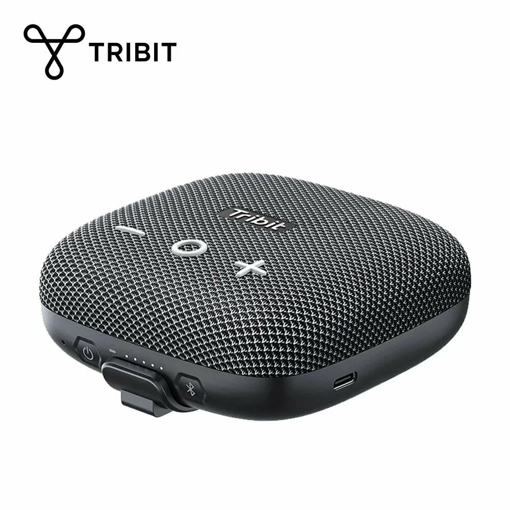 Tribit StormBox Micro 2, Портативный Bluetooth-динамик с глубоким басом IP67, Водонепроницаемый, Беспроводной для езды на велосипеде, пешего туризма