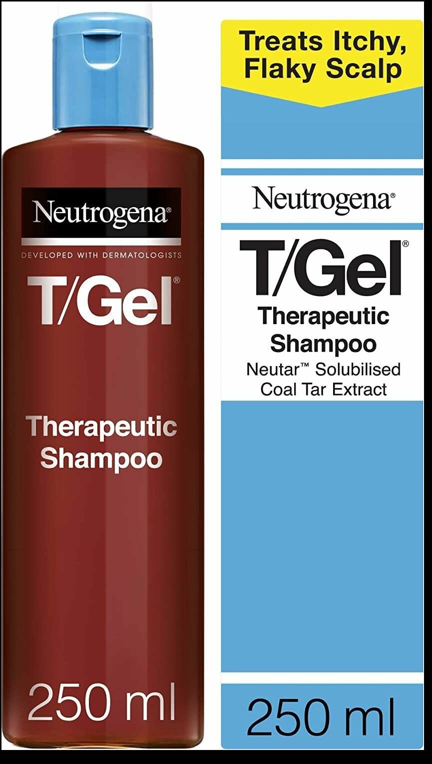 Neutrogena, T/Gel, Шампунь для лечения псориаза, зуда и перхоти, 250 мл