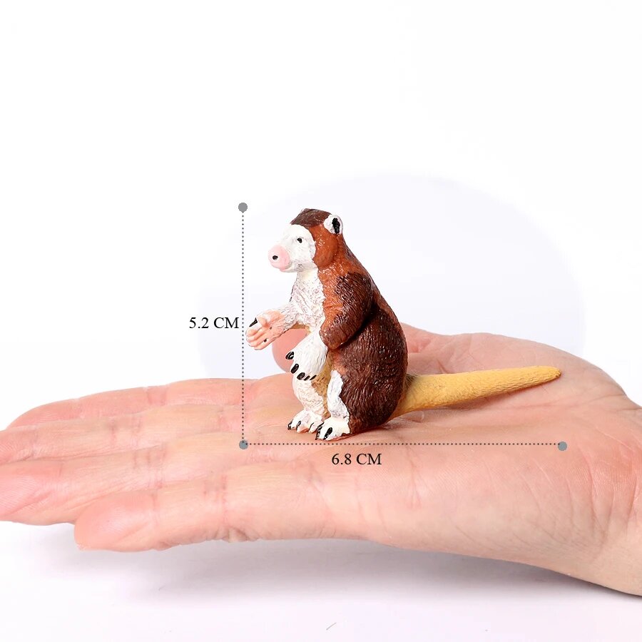 Фигурка Tree Kangaroo, 5.2 x 6.8 см, ПВХ LADOFIGURES