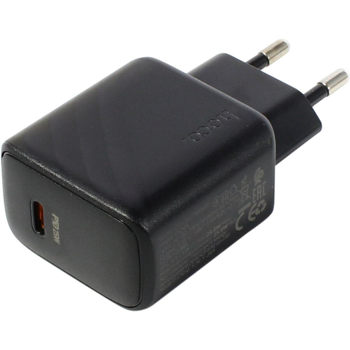 Hoco CS24A Black <639750> Зарядное устройство USB (Вых. DC5/9/12V, 25W, USB-C)