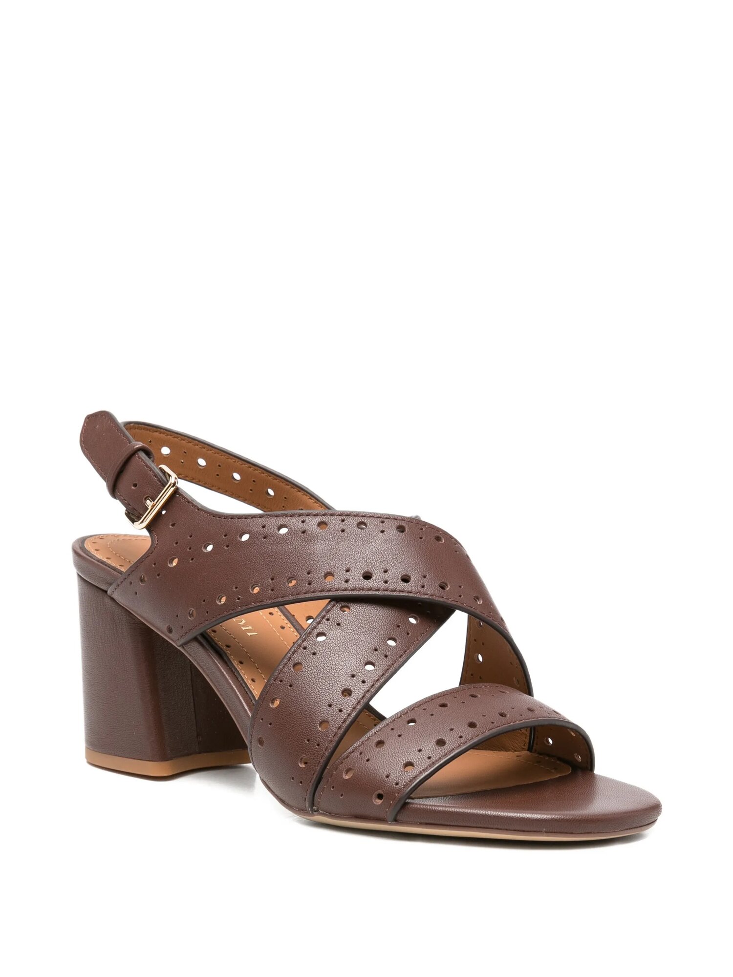 Босоножки Bruno Premi Criss-cross perforated sandals, размер 39 — фото 1