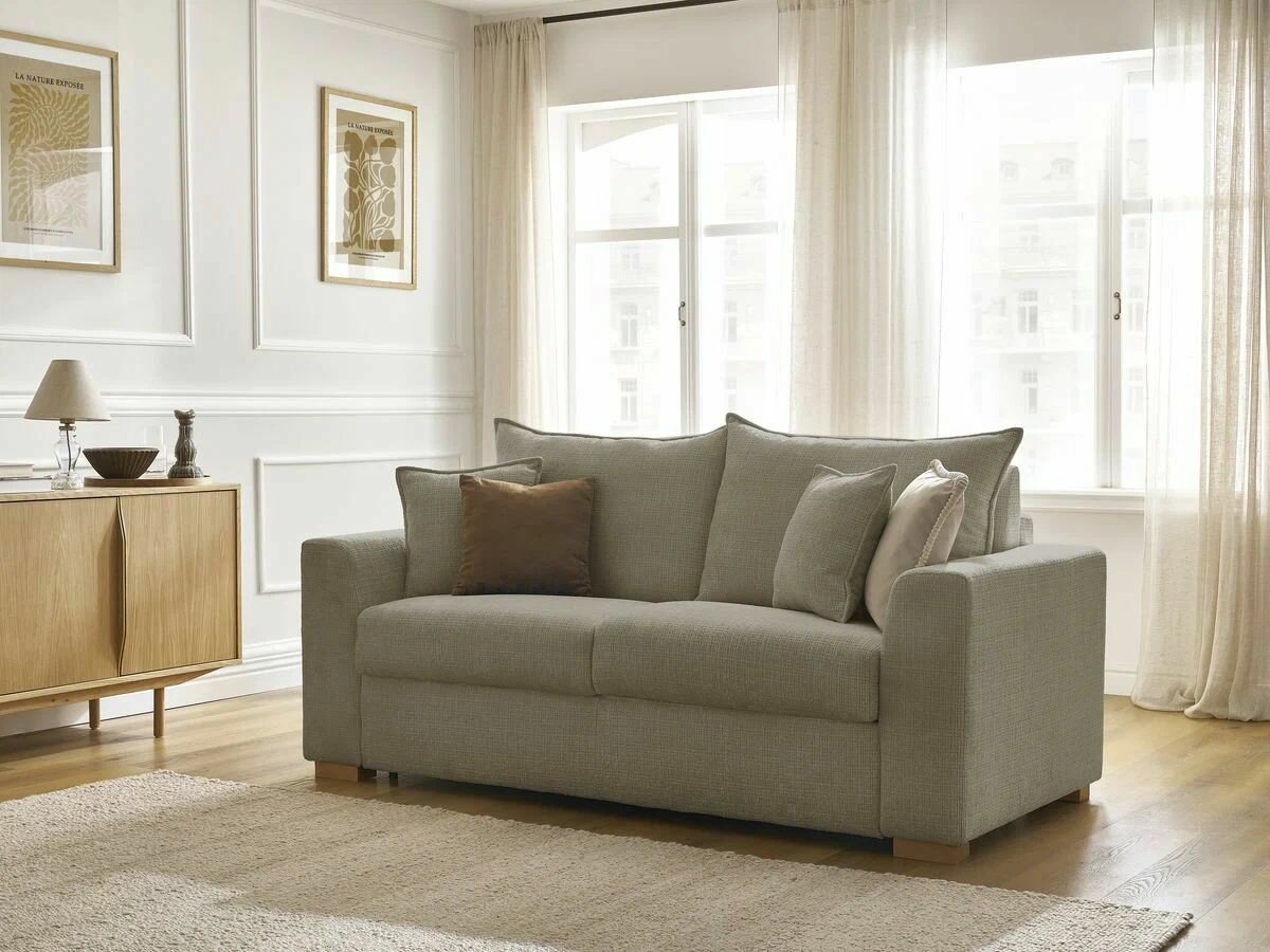 Диван-трансформер прямой, экспресс открывающийся, AUGUSTIN