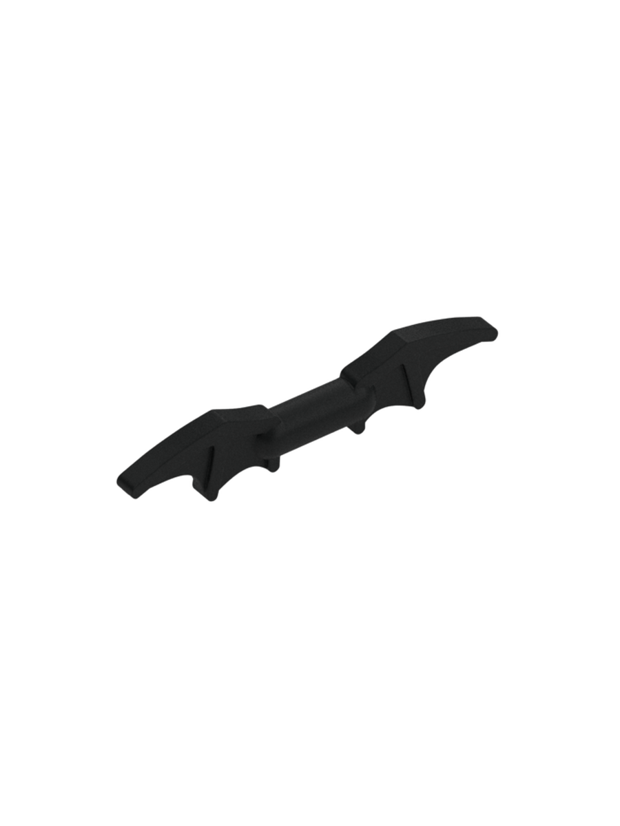 Деталь Lego Minifigure, Weapon Batman Batarang (2 Bat Wings with Bar in Middle) (98721)