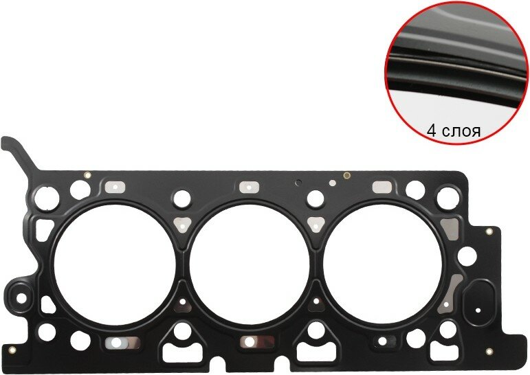 Прокладка ГБЦ RH SAT ST-33-0032 Ford/MAZDA MAVERICK/TRIBUTE AJ/MEBA