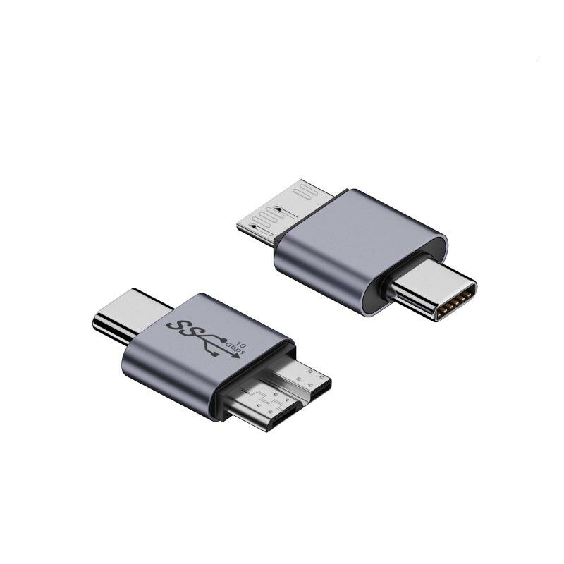 Переходник USB-C (мама) — Micro-USB (папа), Тип C мужской