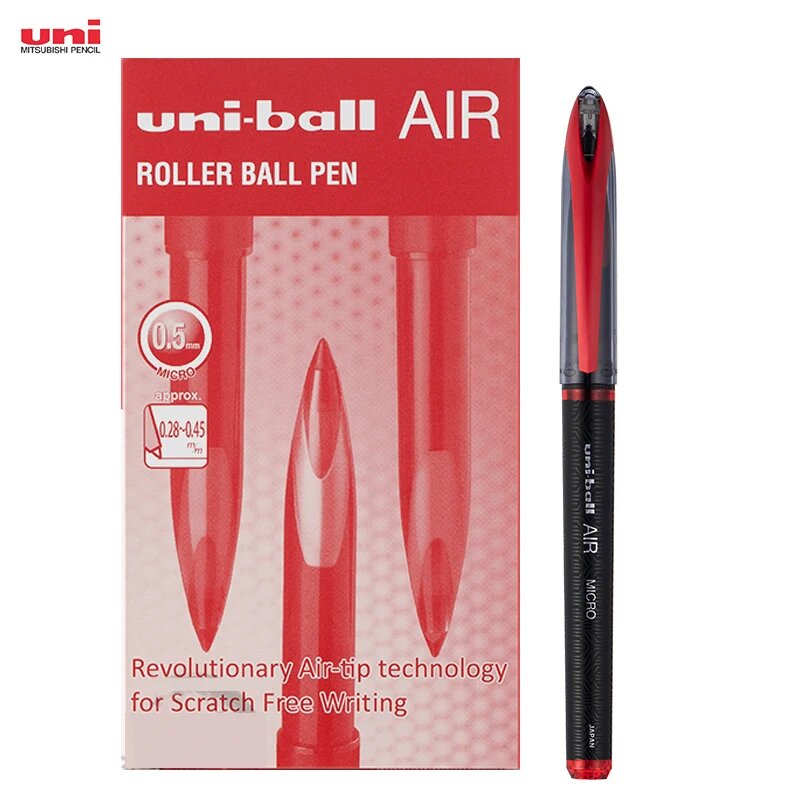 Гелевая ручка uni-ball Air Micro UBA-188M, Red 12PCS