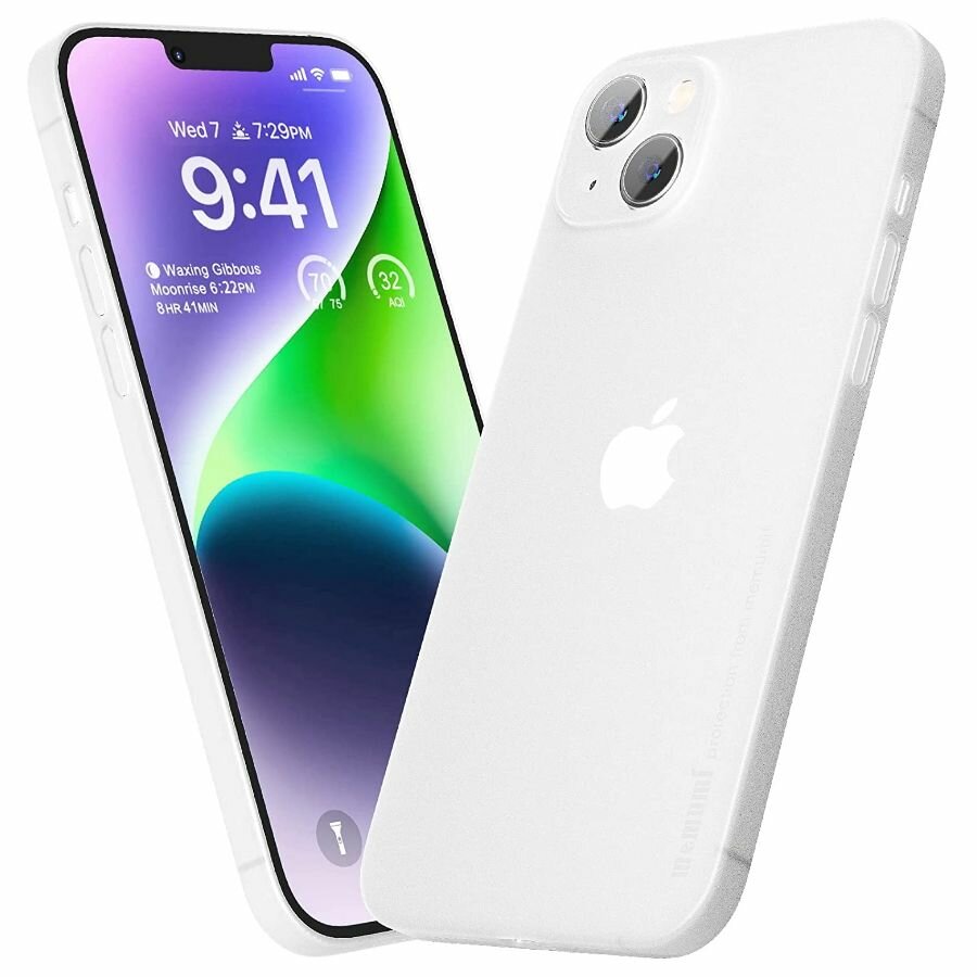 Чехол для смартфона Memumi Ultra Slim 0.3mm PP для iPhone 14 Plus 6.7" White (AFC22254A)