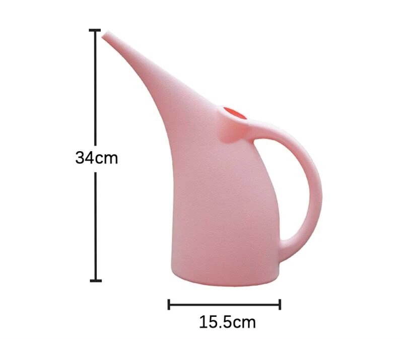Пластиковая лейка для полива растений Pink 2L