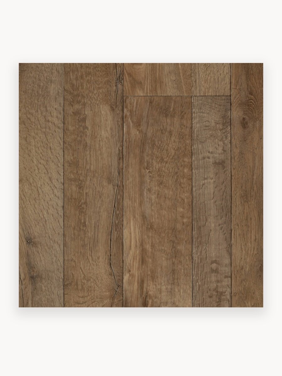 Линолеум бытовой гетерогенный Sinteros Delta Ural 3 коричневый, 1*2,5м