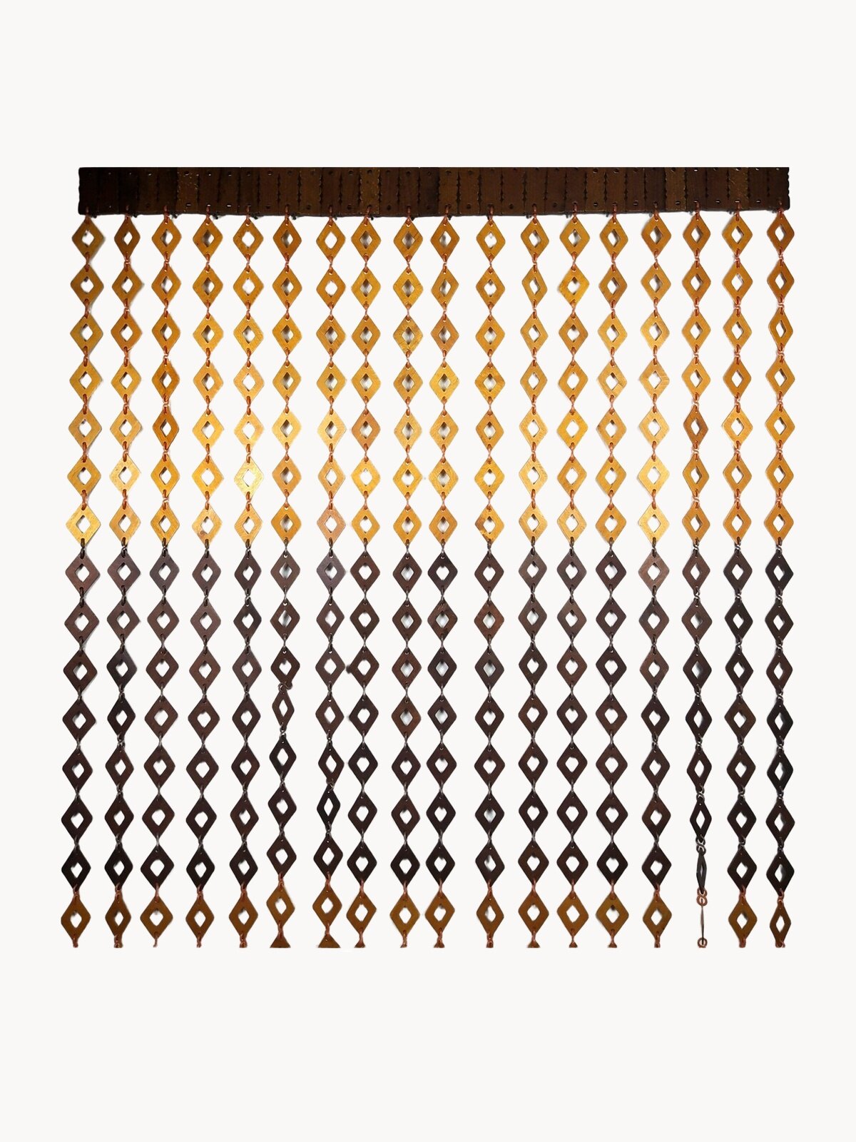 Деревянная штора висюлька на гибком карнизе TARANDINka 100 x 200 см