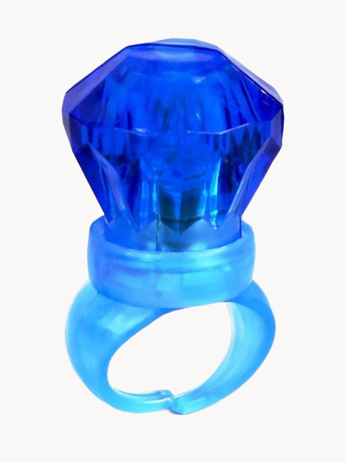 Световой аксессуар «Кольцо синее», 3×2.2 см, батарейки AG13×3 (в комплекте), свечение RGB