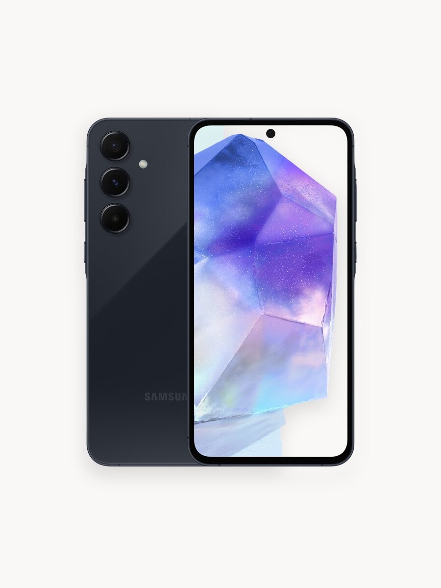Смартфон Samsung Galaxy A55 5G 8/128 ГБ, Dual: nano SIM + eSIM, navy
