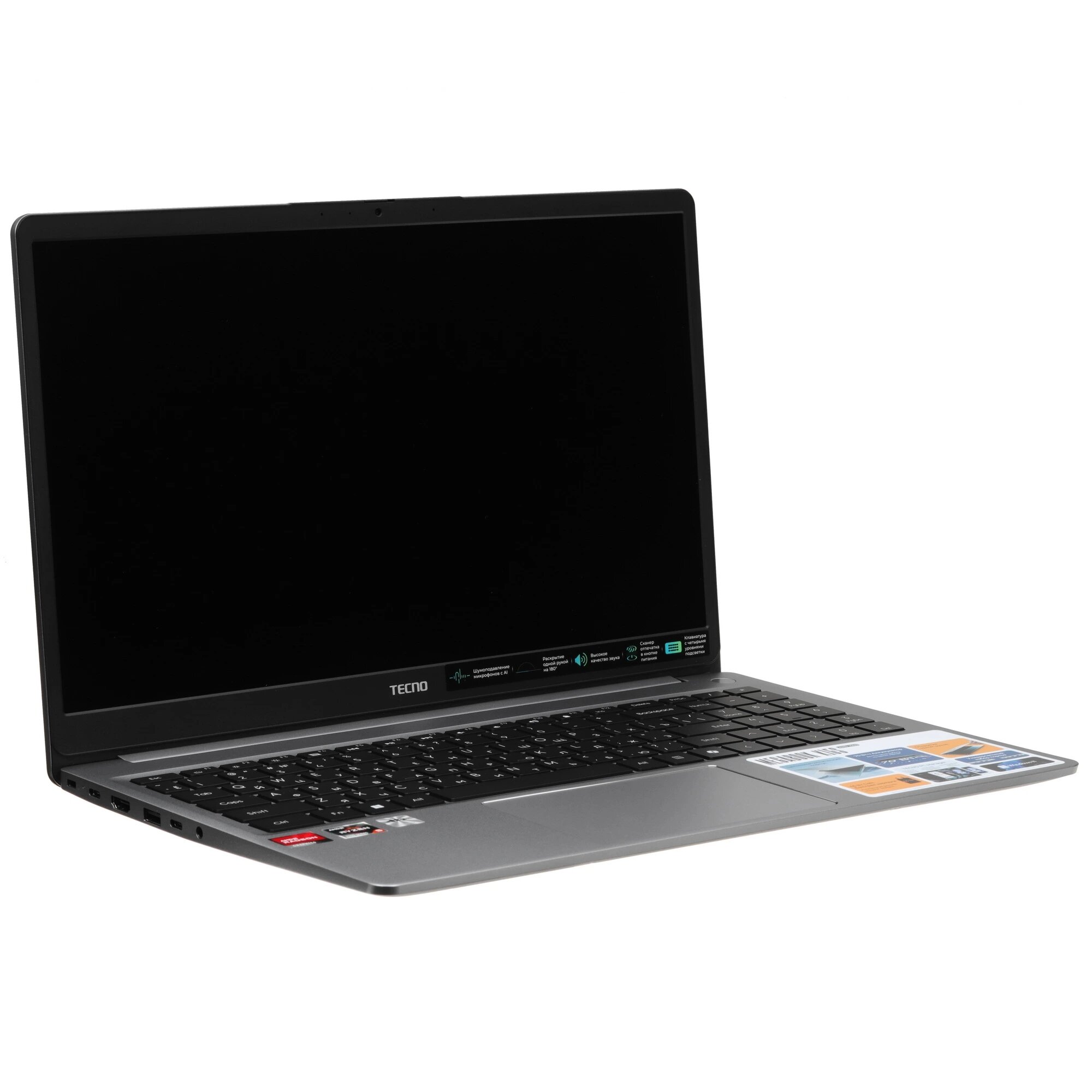 Ноутбук TECNO MegaBook K15SFA Ryzen 7735HS, 512 GB SSD, 16GB Ram — фото 1