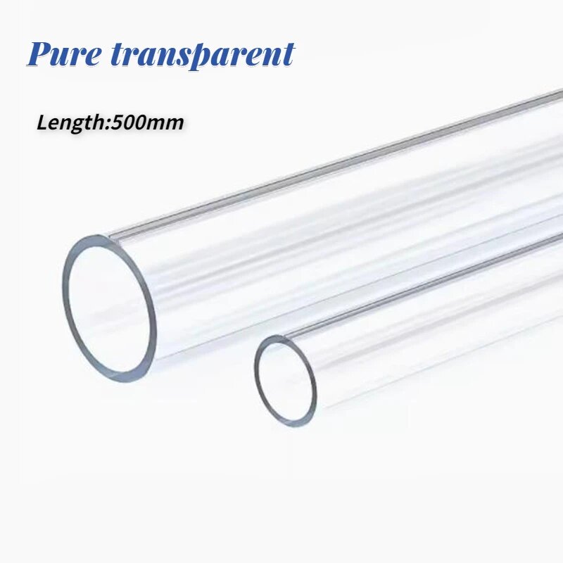 Трубы UPVC прозрачные 200/500 мм 1/2 шт. Pure 500mm, 32x3mm-1pcs