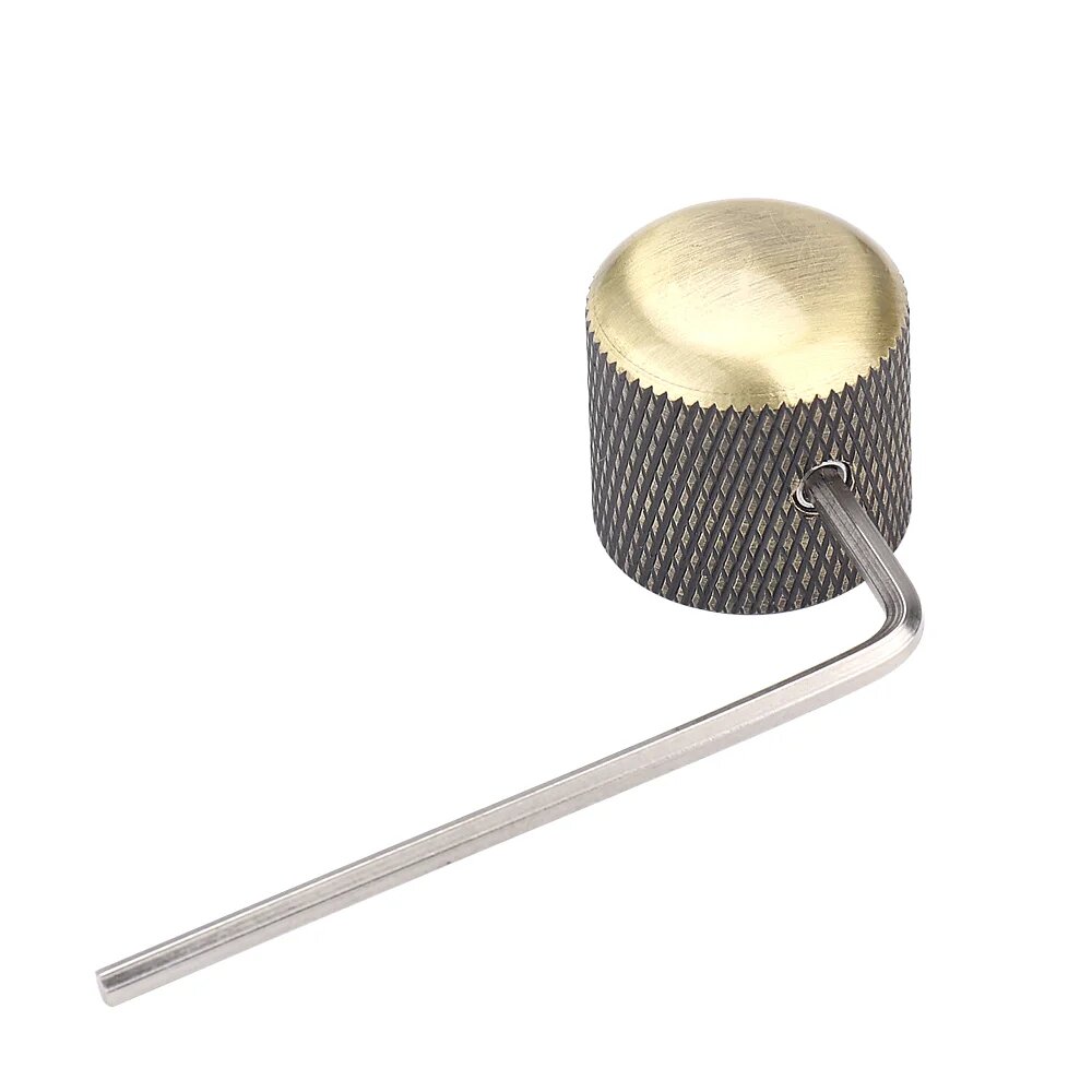 1 шт./2 шт, ручки для электрической бас-гитары, металлические купольные ручки, ручки регулировки громкости и тона с гаечным ключом, бронза/BK/CR/GD