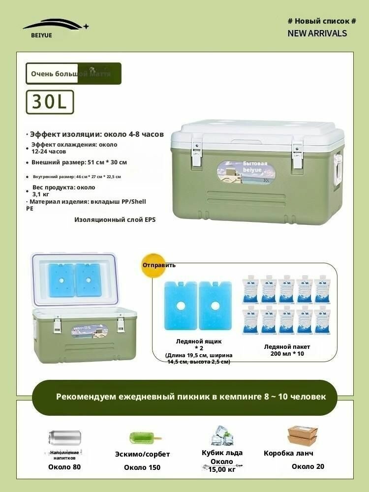 Пластиковый холодильник Термоконтейнер