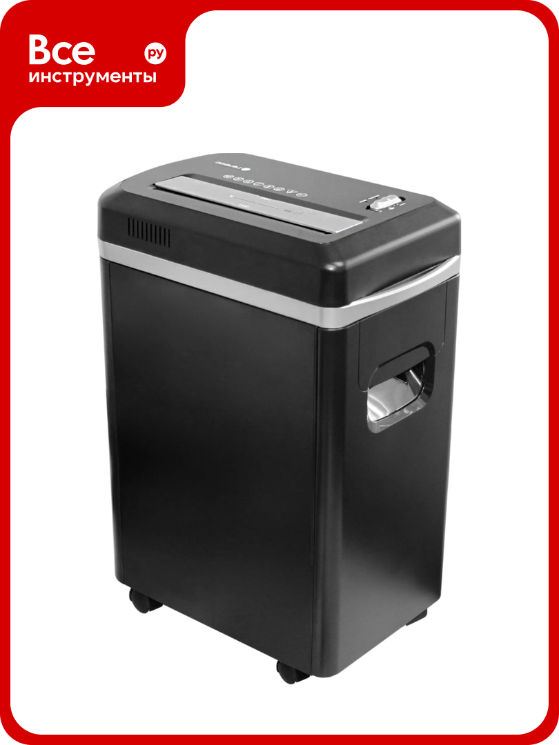 Уничтожитель документов гелеос DIN P‑5, мелкие фрагменты, перекрестная резка, автостарт, обработка бумаги, CD и карт