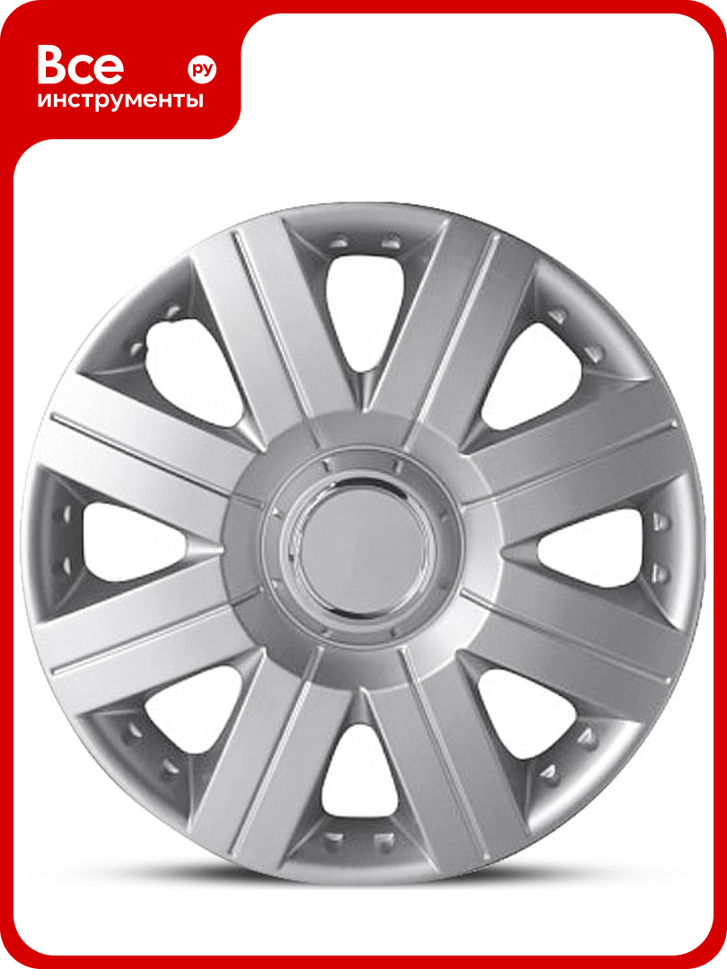 Колпаки на колёса AUTOPROFI комплект из 4 шт, размер 15, 370мм