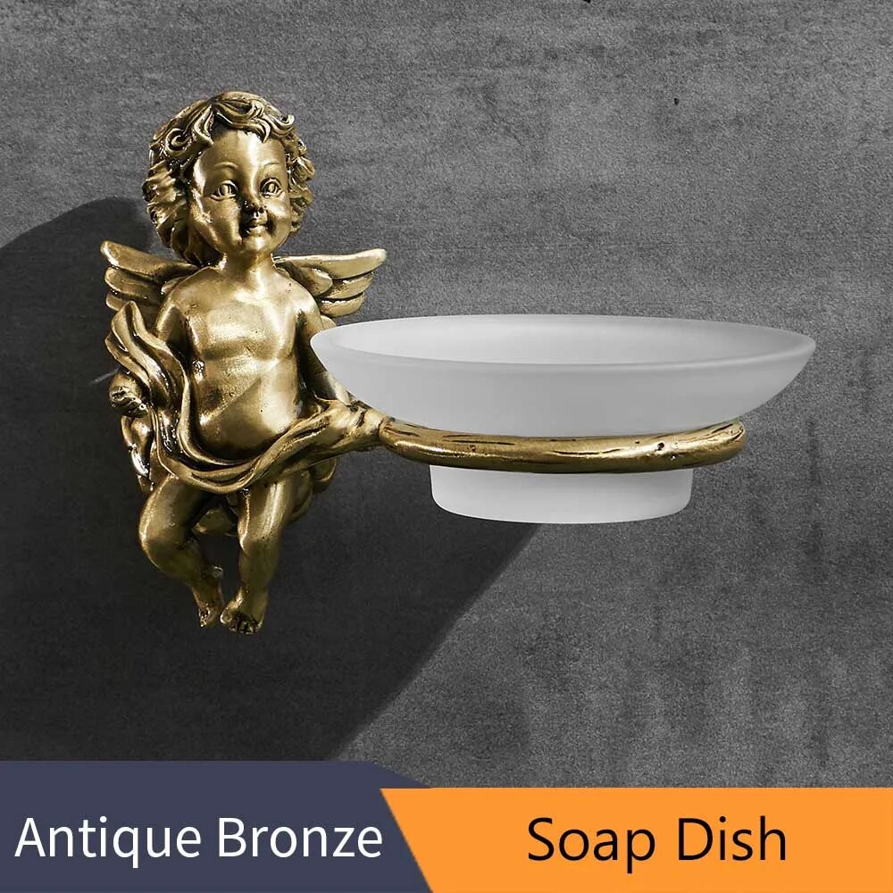 Набор аксессуаров для ванной WANFAN античная бронза, Soap Dish