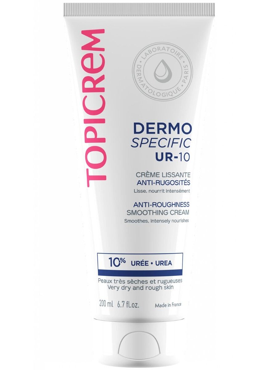 ТОПИКРЕМ UR-10 Смягчающий крем для огрубевшей кожи, 200 мл | TOPICREM DERMO SPECIFIC UR-10 Smoothing Cream