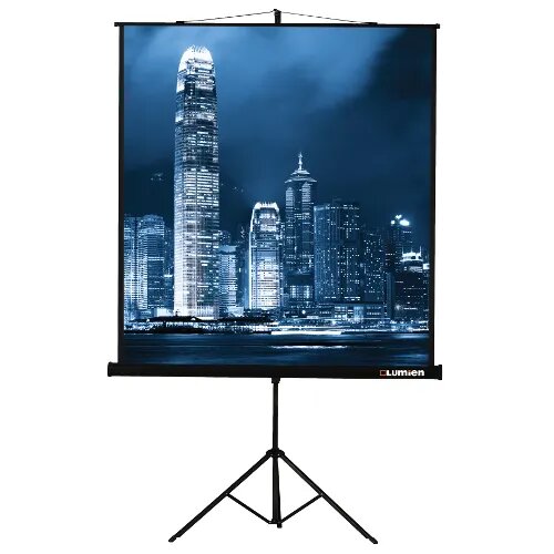 [LMV-100102] Экран на штативе Lumien [Master View] 153x153 см (82") Matte White FiberGlass черн. кайма по периметру, устойчивый штатив 1:1