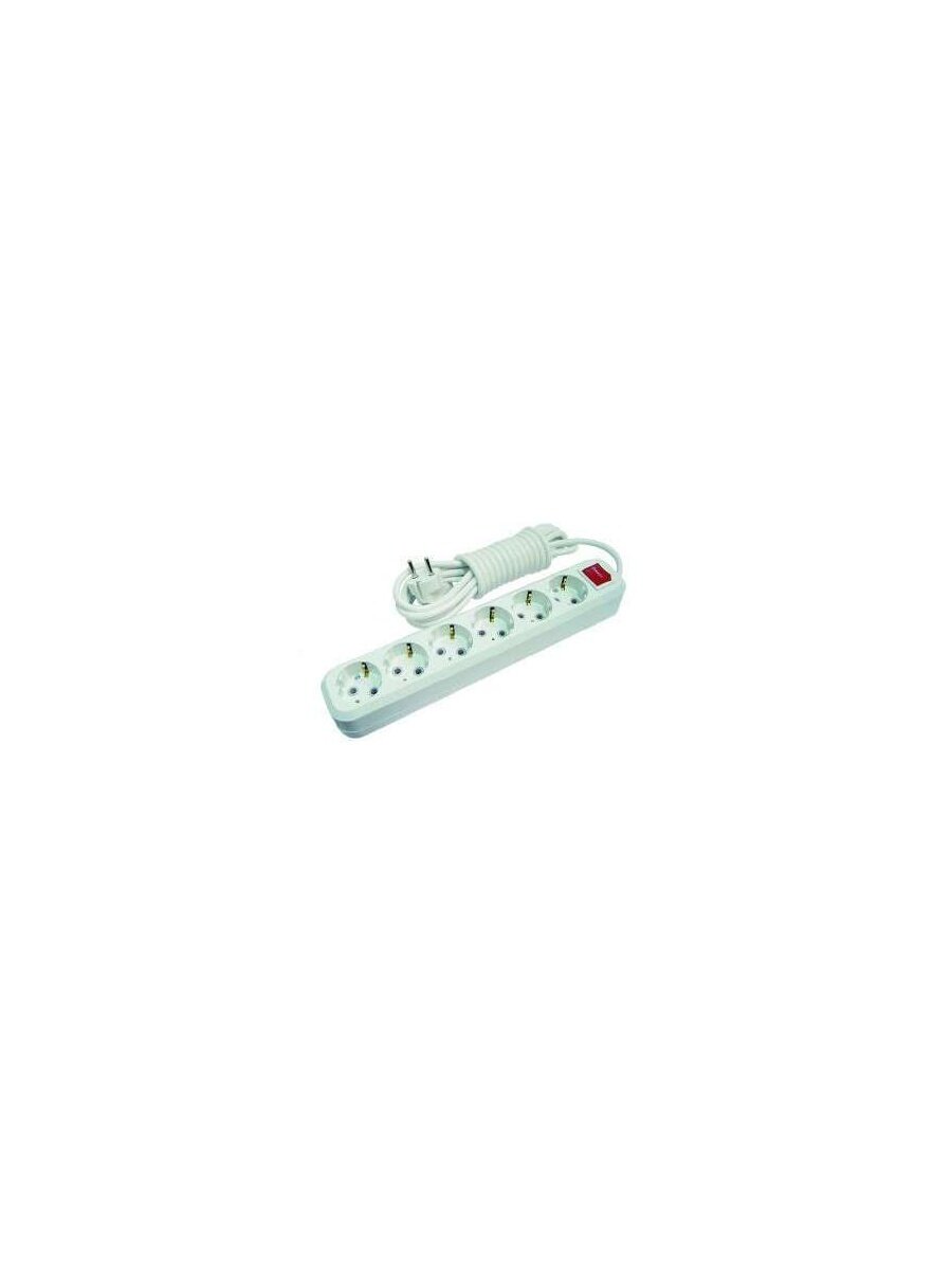 Удлинитель 6х5м с заземл. 16А IP20 с выкл. Makel MGP234