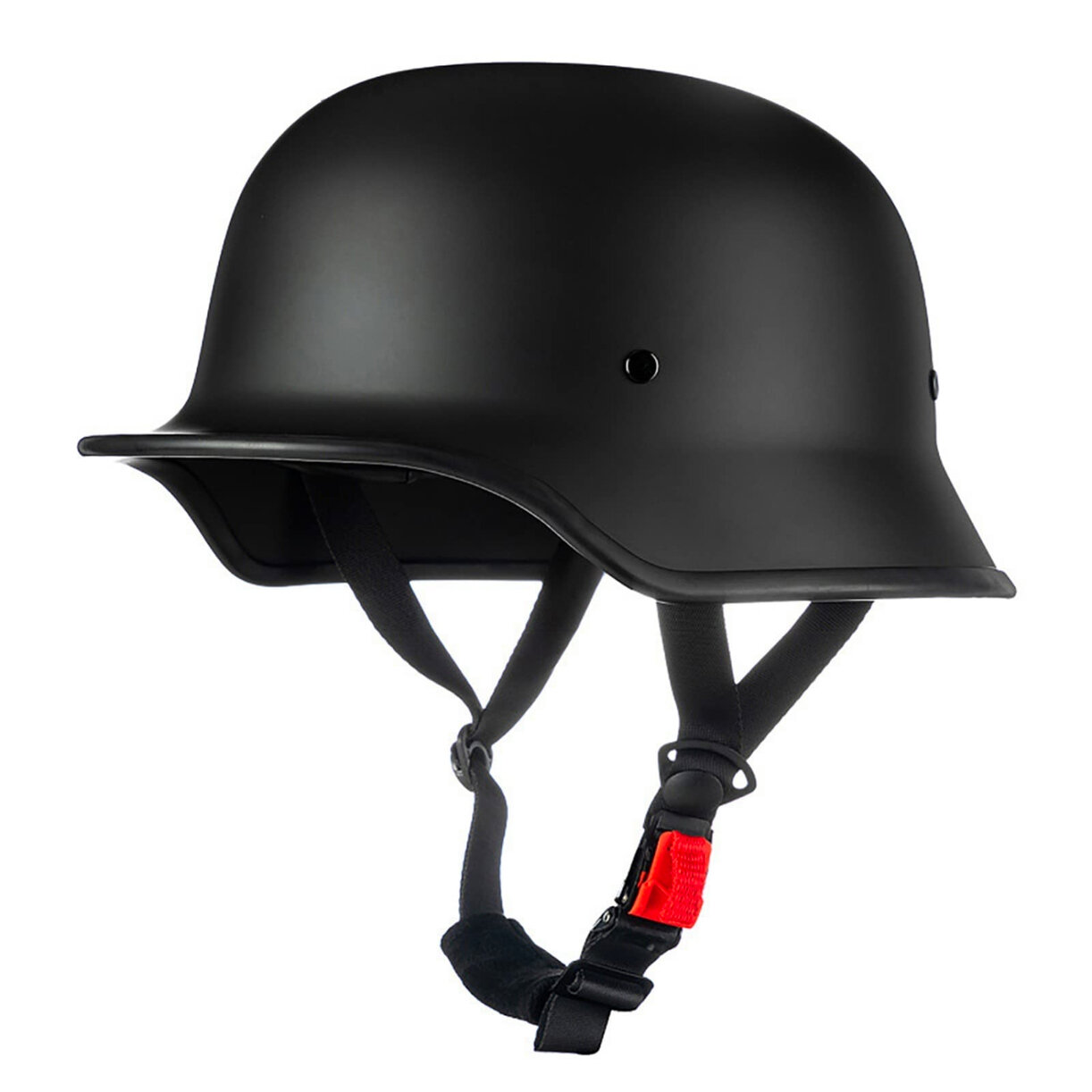 Мотошлем Black Matte, открытый, черный, M