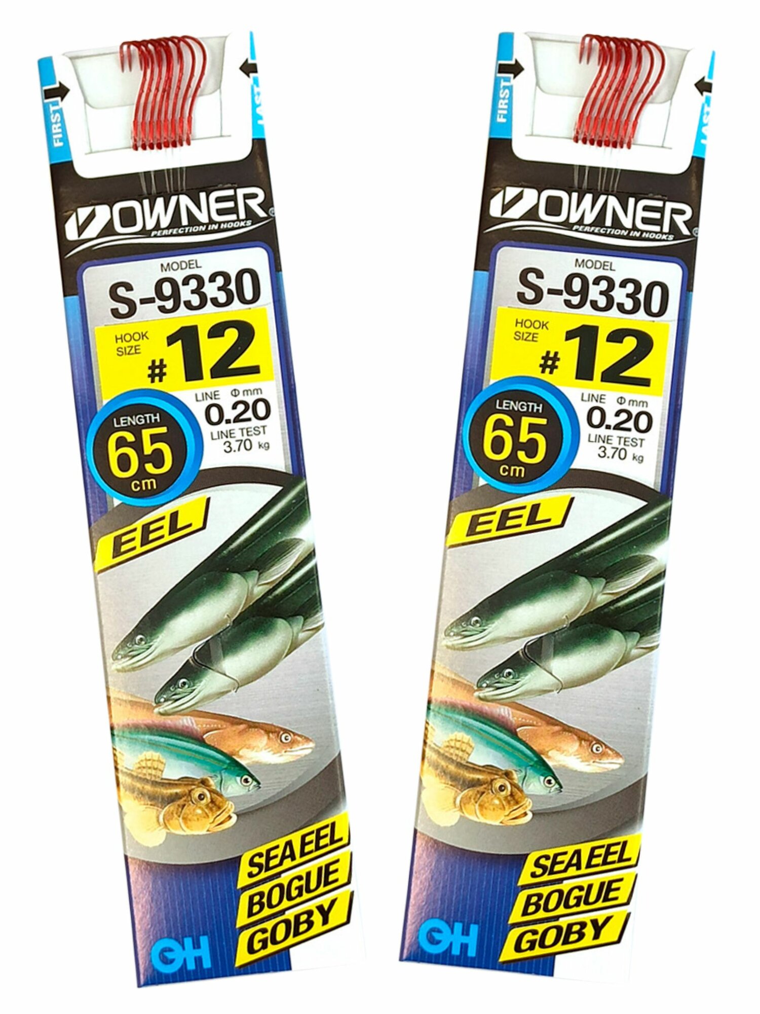 OWNER Поводок готовый S-9330 №12 8шт 2 упаковки