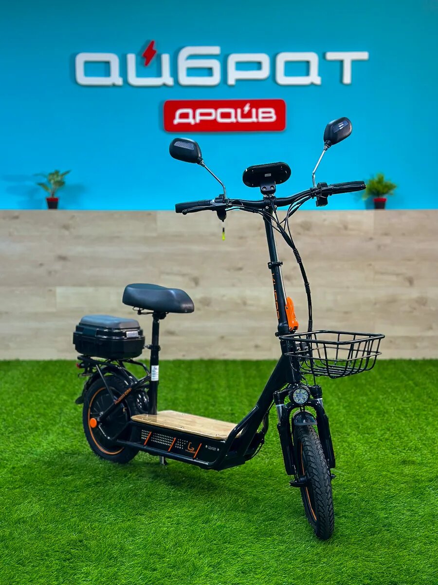 Электросамокат Kugoo C1 Pro Plus, складной, 500Вт, 20,8Ач, черный