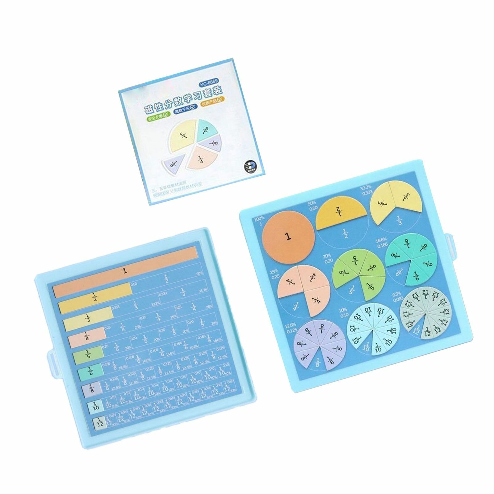 Обучающая игрушка для детей с дробями домашнего обучения математике