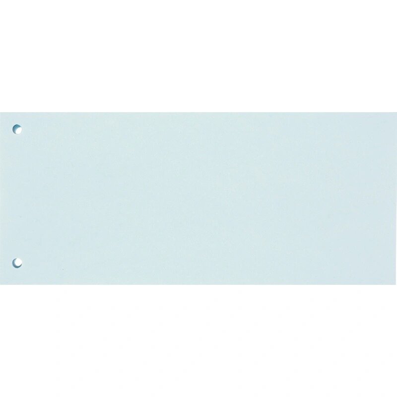 Разделитель листов разделительные полоски Комус, голубые, 100 шт./уп.