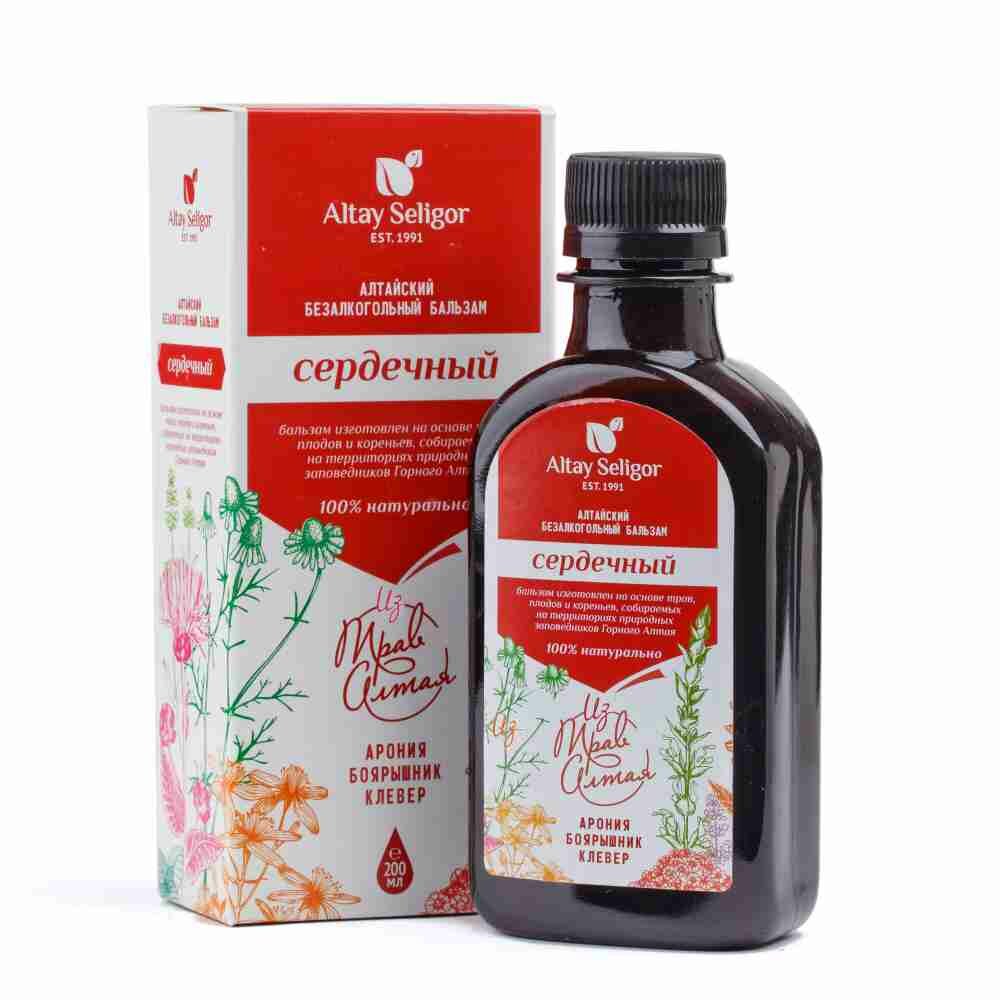 Бальзам алтайский безалкогольный сердечный 200 мл