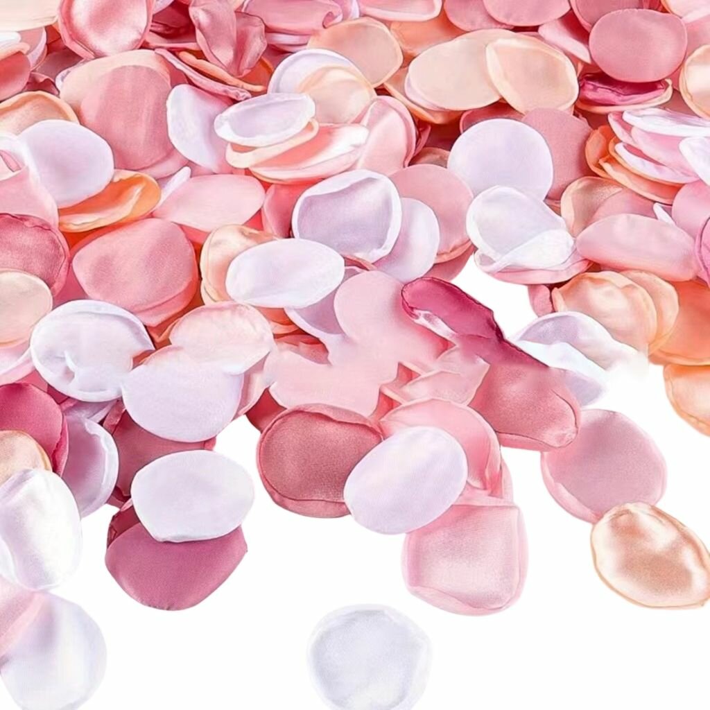 Искусственные лепестки роз для свадьбы