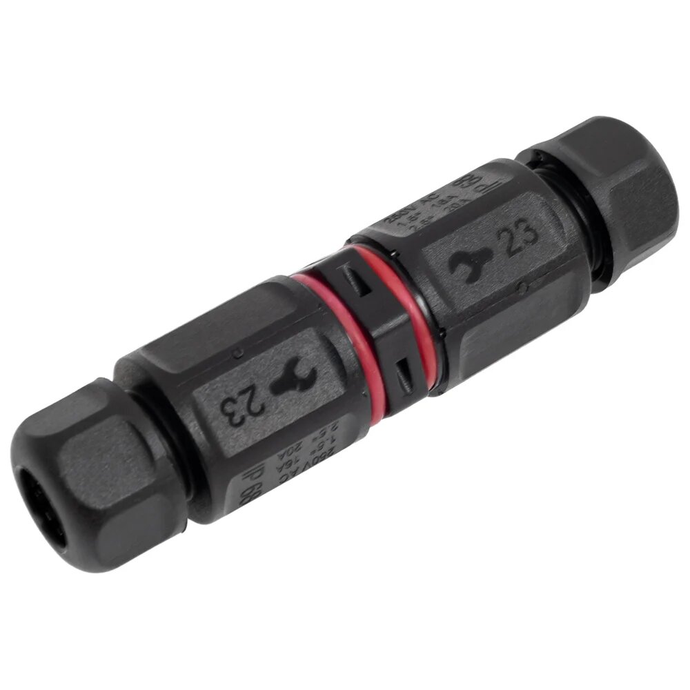 Водостойкий 3-полюсный разъем TTAF Elektronik, 250V 20A IP68 WPI-0302M20, 10мм