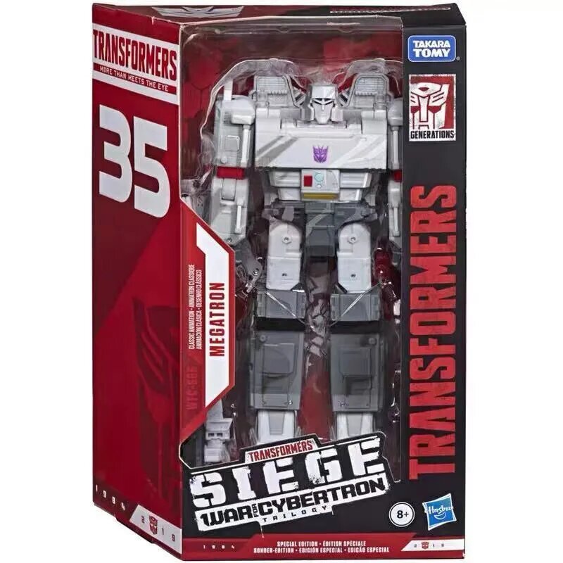 Трансформеры игрушки Hasbro Transformers Siege War For Cybertron Trilogy 35th Anniversary WFC-S66 Megatron 170mm
