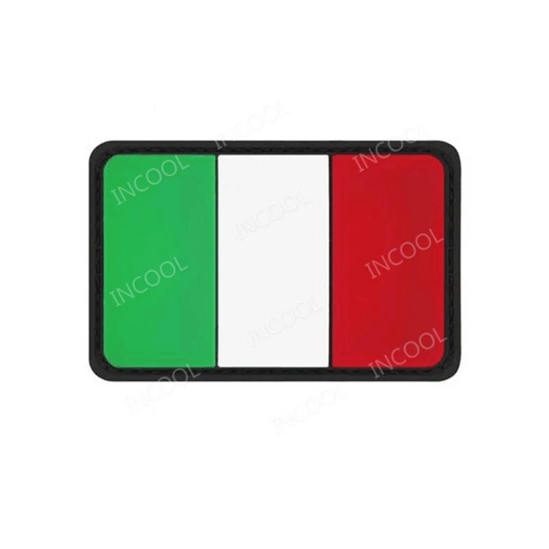 ПВХ шевроновые полоски флаги патчи Красный, Italy