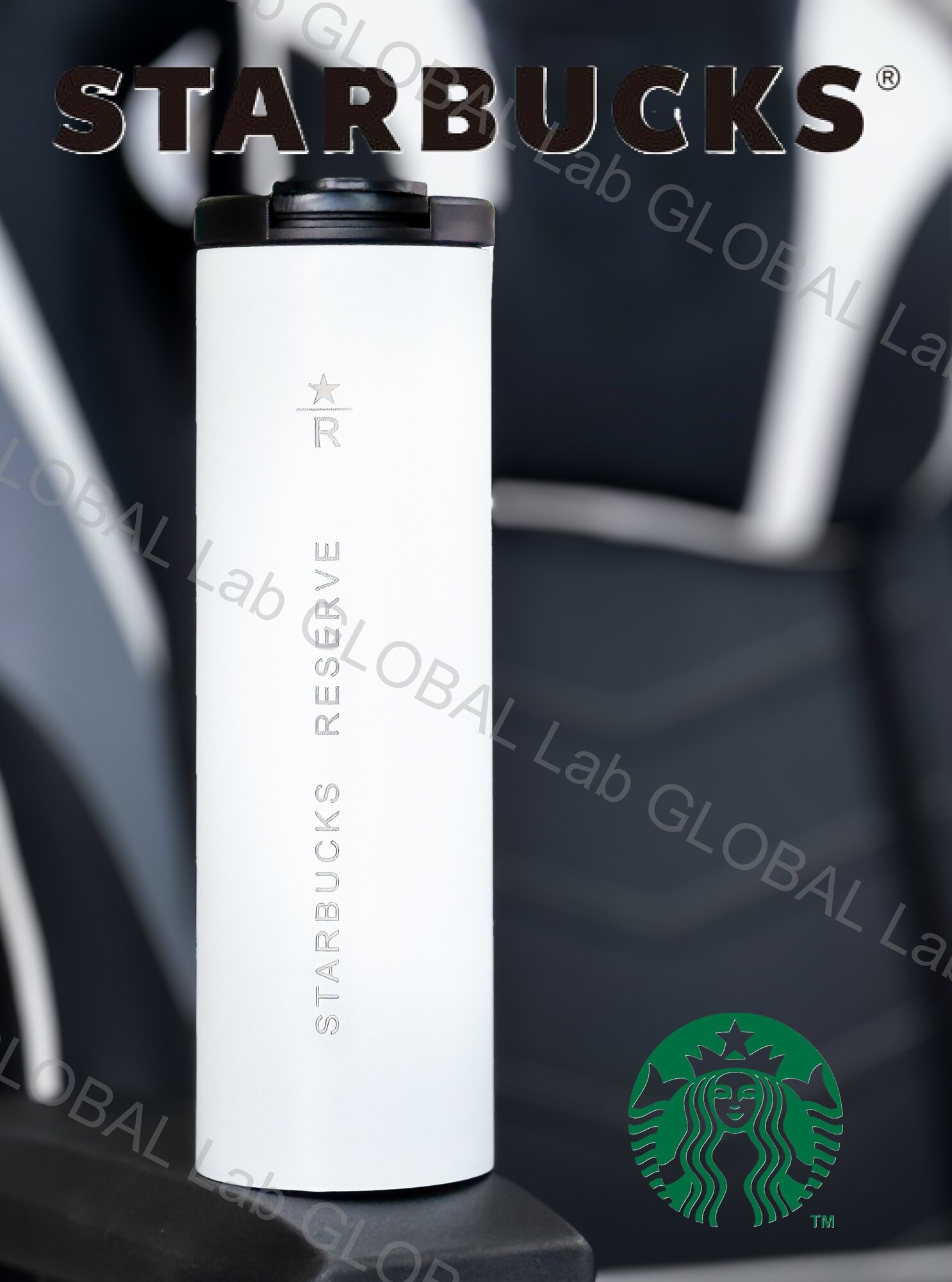 Термокружка STARBUCKS с клапаном 473мл Старбакс tumbler металл