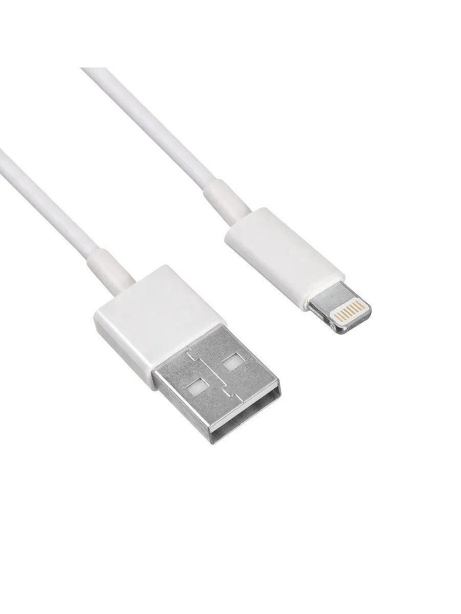Кабель KP-USBAL-1.5m USB (m)-Lightning (m) 1.5м белый